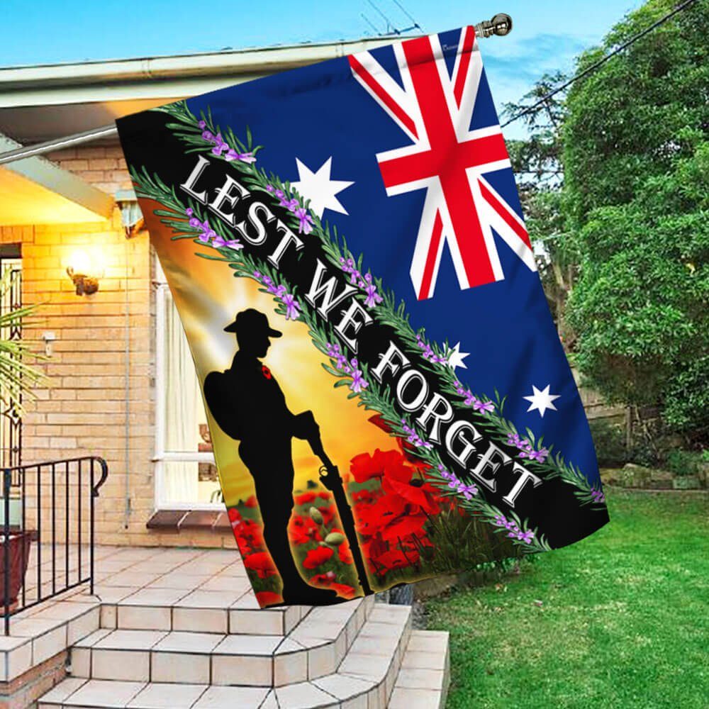 Lest We Forget, Australian Veterans Memorial Flag TPT49F - Flagwix