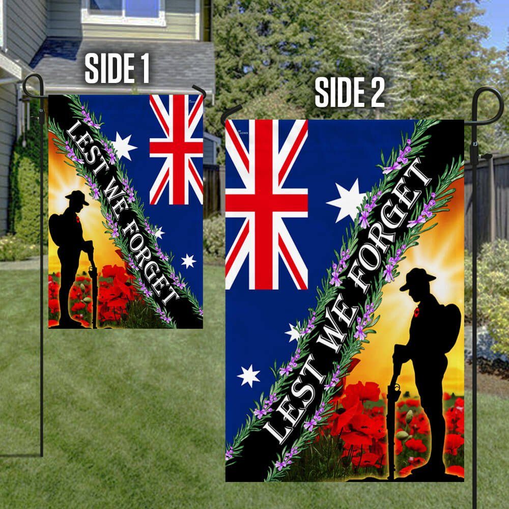 Lest We Forget, Australian Veterans Memorial Flag TPT49F - Flagwix