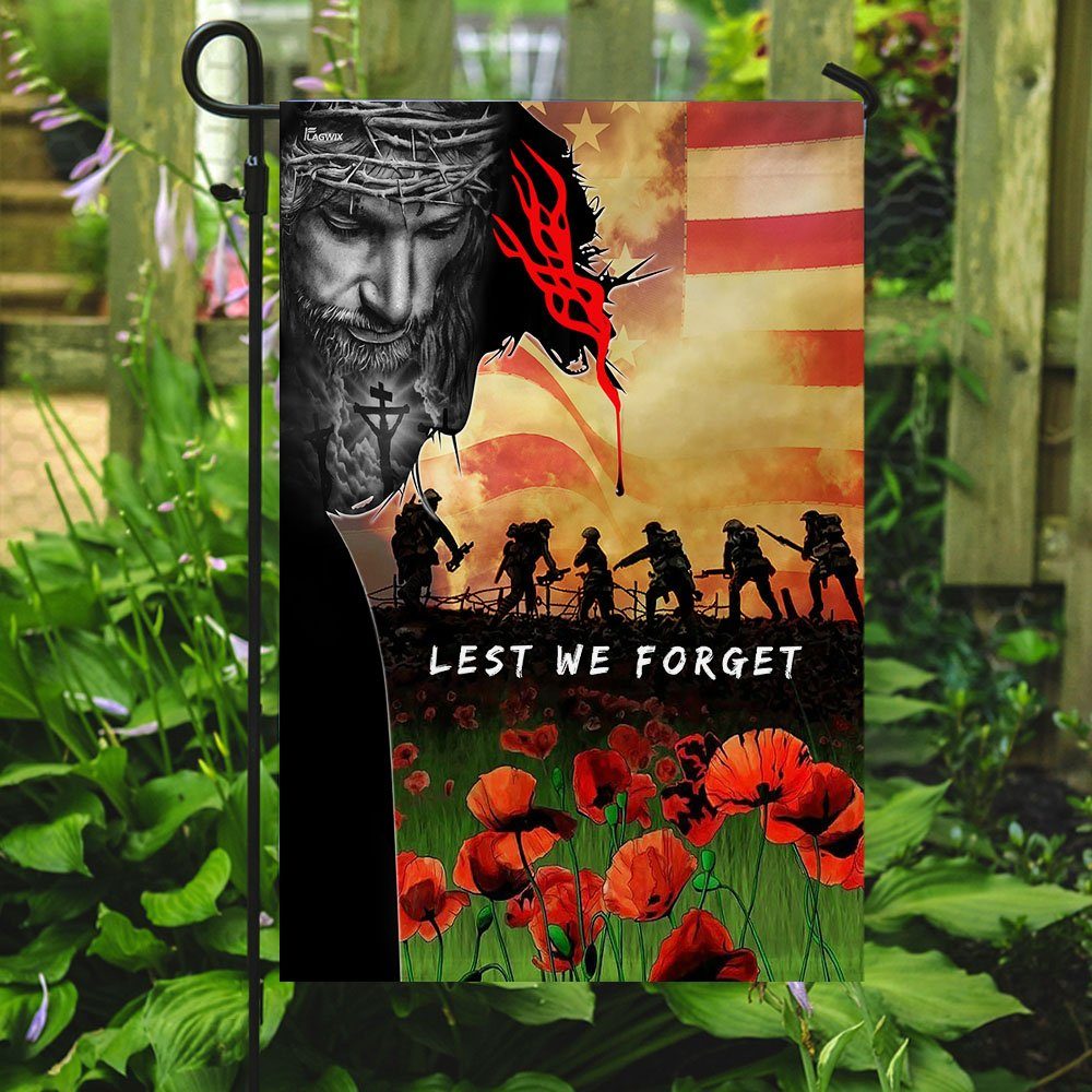 Lest We Forget, Veteran Flag - Flagwix