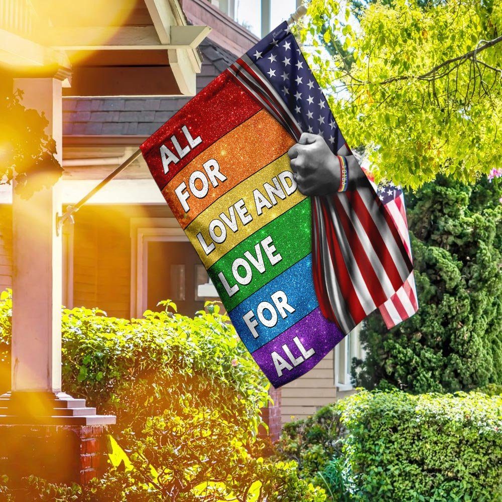LGBT All For Love And Love For All Flag - Flagwix