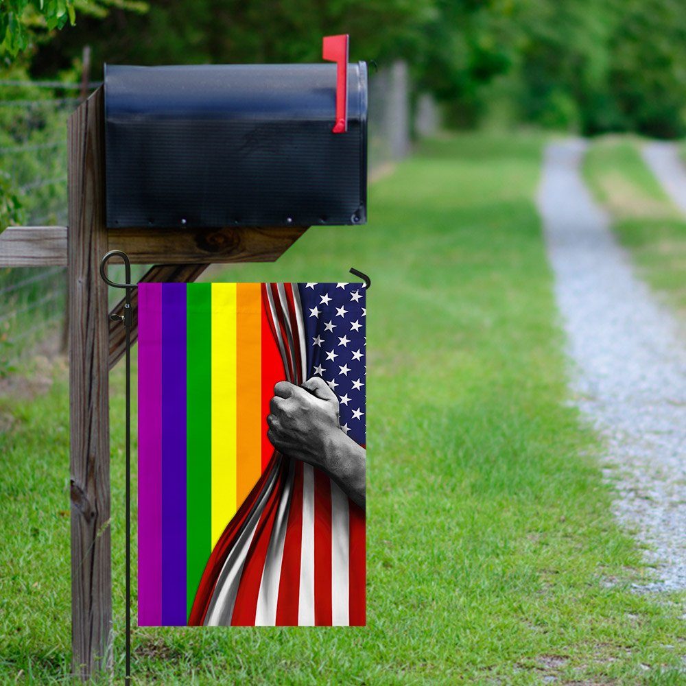 LGBT Flag Rainbow American Flag – Flagwix