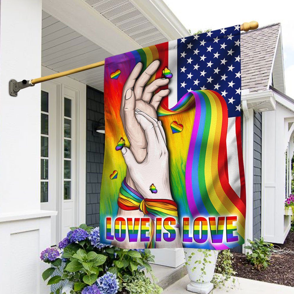LGBT Pride Flag Love is Love LHA1973F - Flagwix