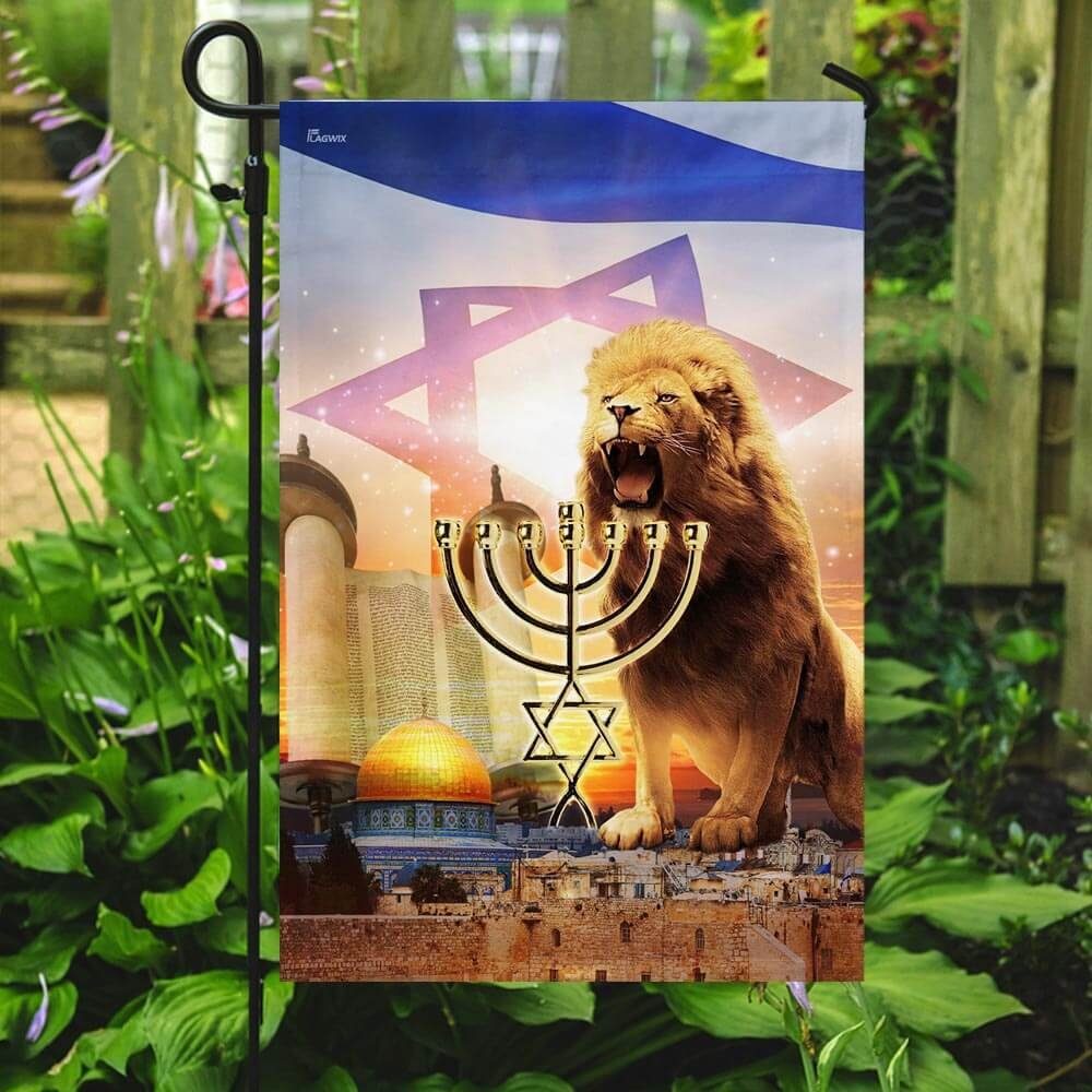Lion Of Judah. Israel Jerusalem Flag – Flagwix