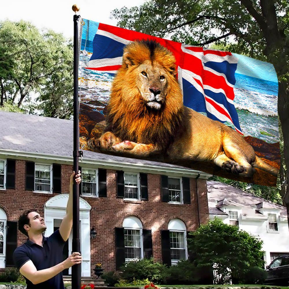 Lion UK Grommet Flag Born To Be A King NTT98GF – Flagwix