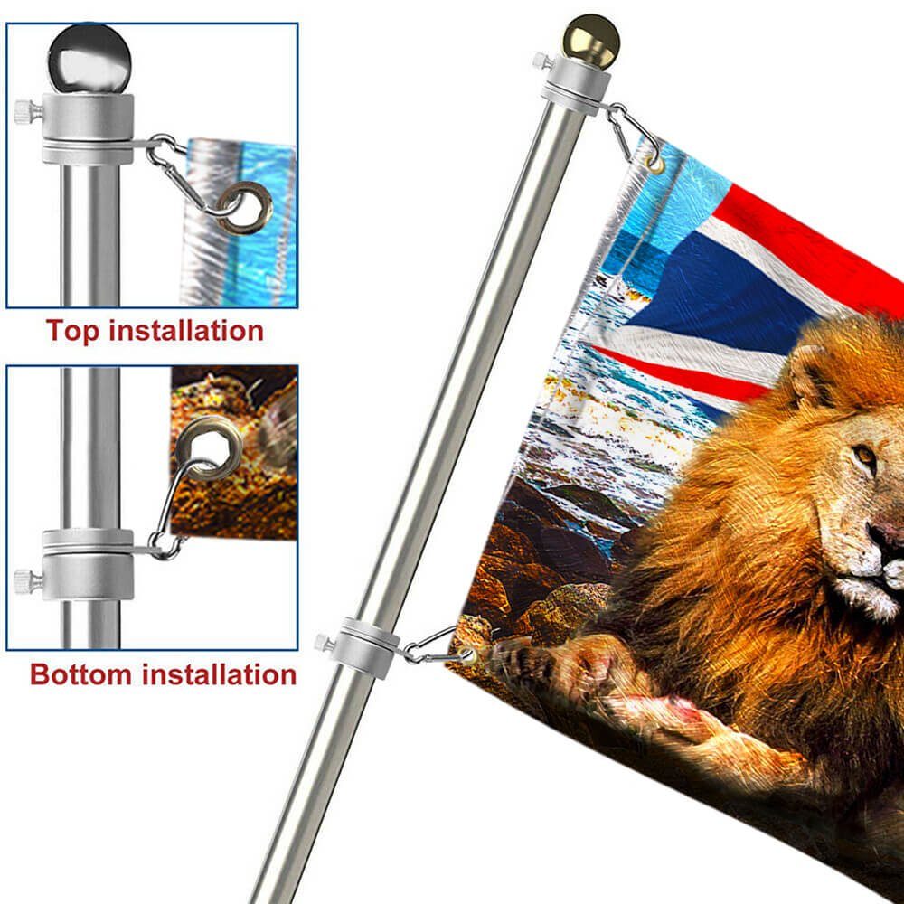 Lion UK Grommet Flag Born To Be A King NTT98GF – Flagwix