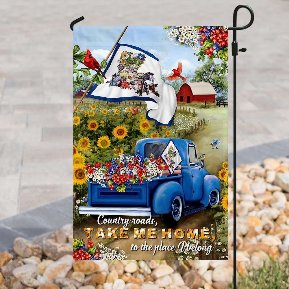 Louisiana Country Roads Flag – Flagwix