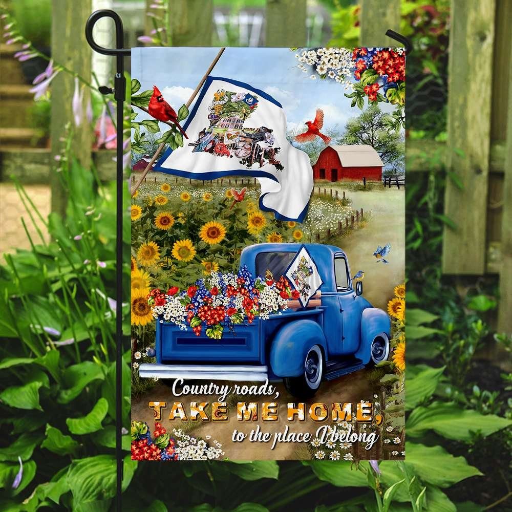 Louisiana Country Roads Flag – Flagwix