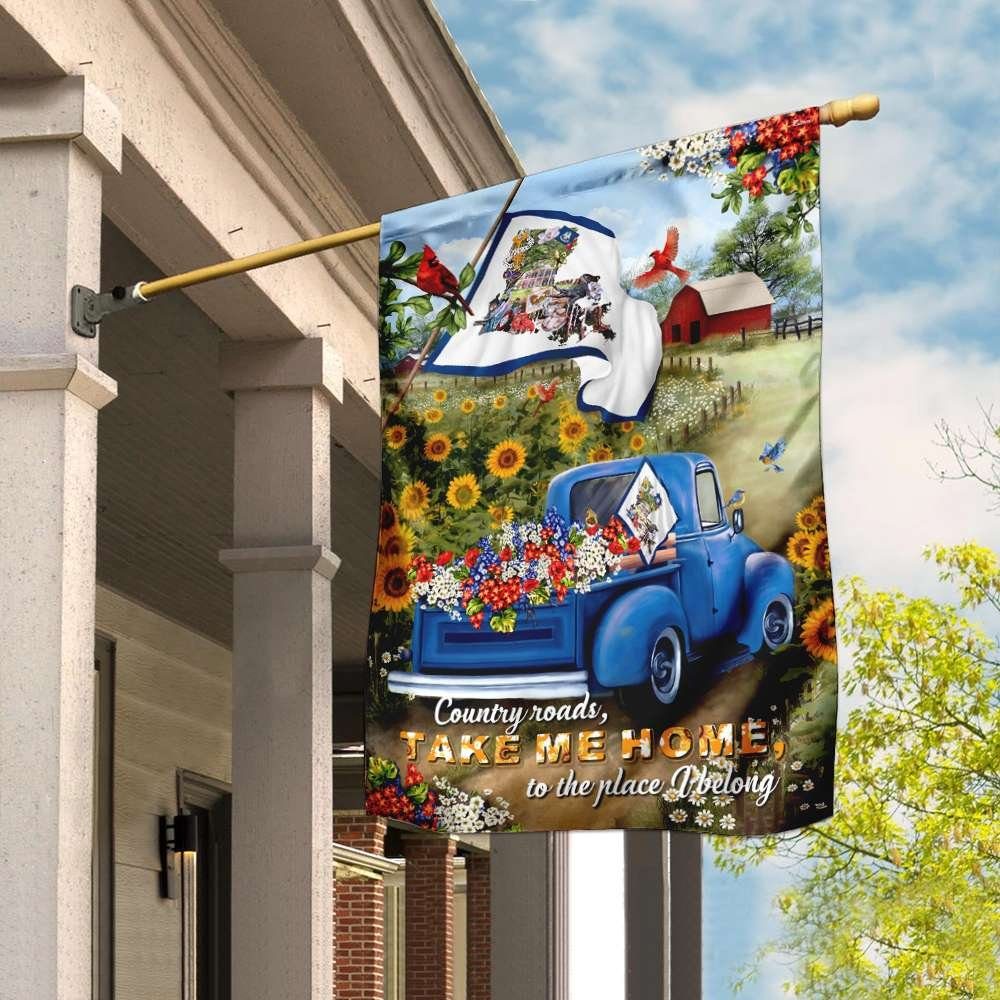 Louisiana Country Roads Flag – Flagwix