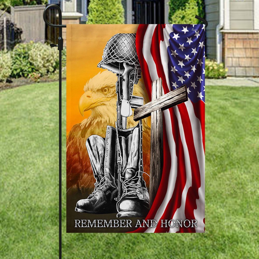 Memorial Day Flag Remember And Honor BNN63F - Flagwix