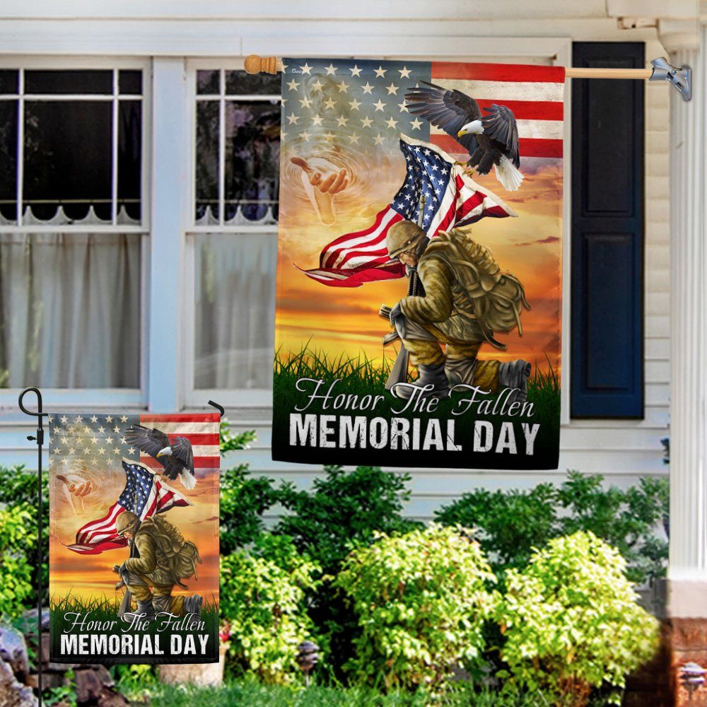 Memorial Day US Veteran Honor The Fallen Flag MLN1236F - Flagwix