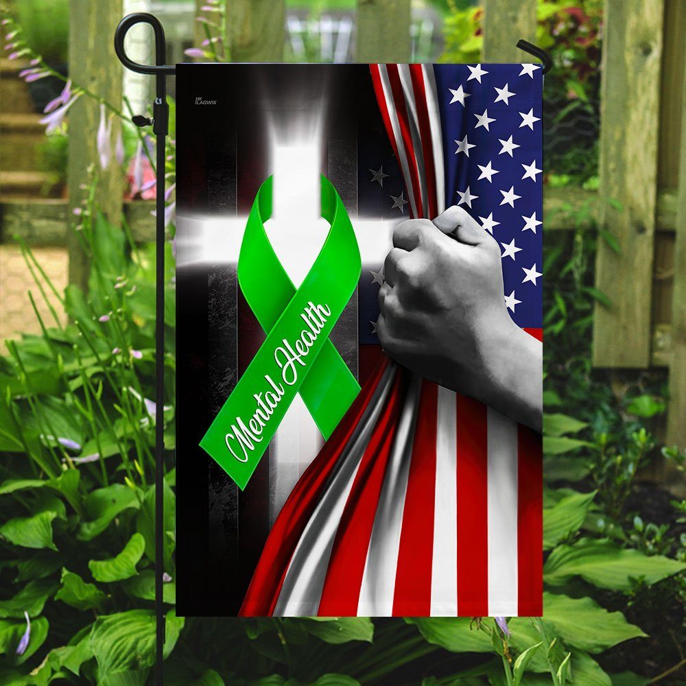 Mental Health Awareness Flag QNN528Fv5 - Flagwix