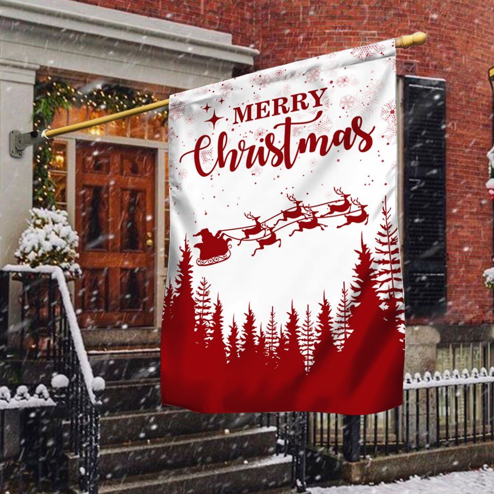 Merry Christmas Flag Santa Claus TQN509F - Flagwix