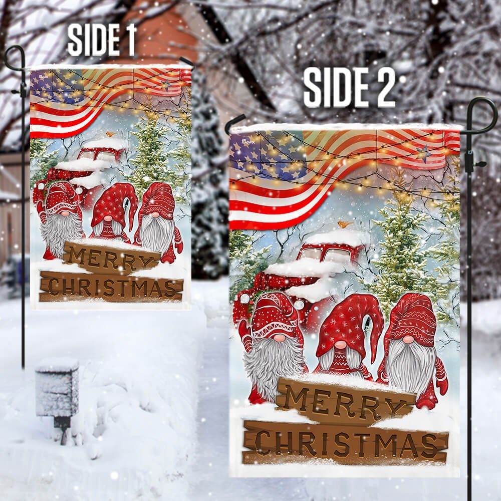 Merry Christmas Gnome Flag - Flagwix