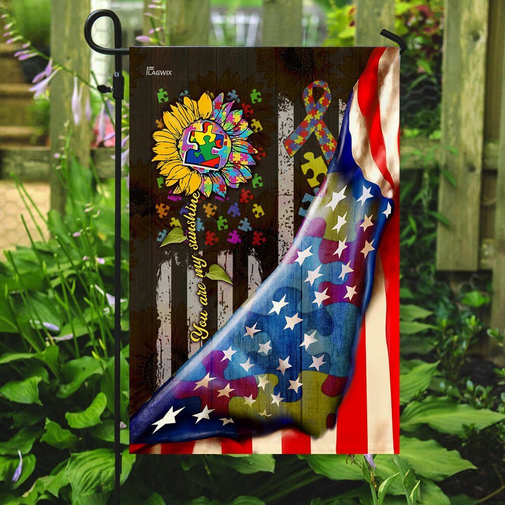 My Sunshine Autism Flag - Flagwix