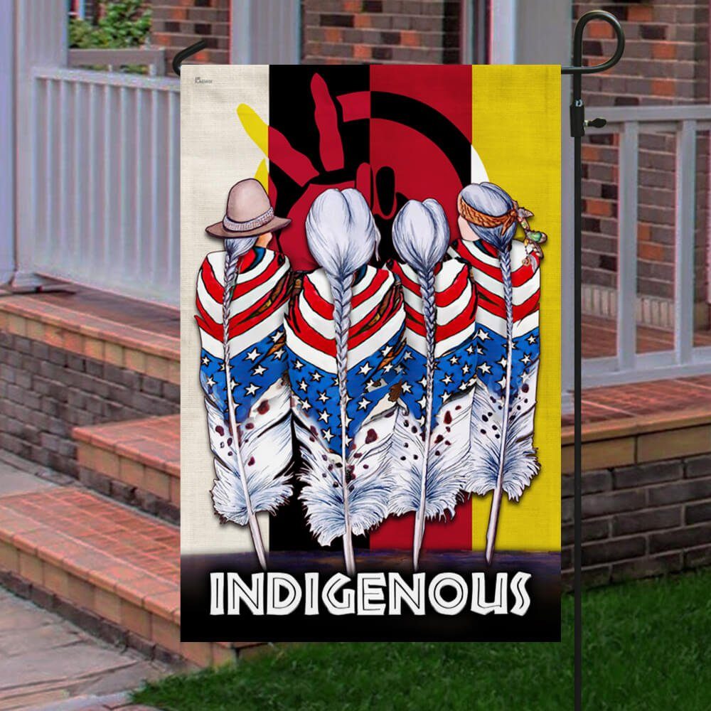 Native American Flag Indigenous Four Directions LNT88F - Flagwix