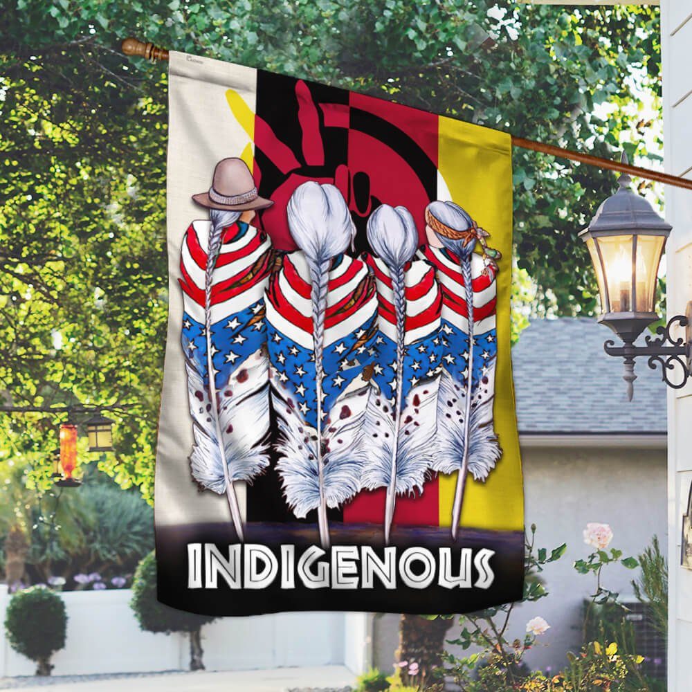Native American Flag Indigenous Four Directions LNT88F - Flagwix