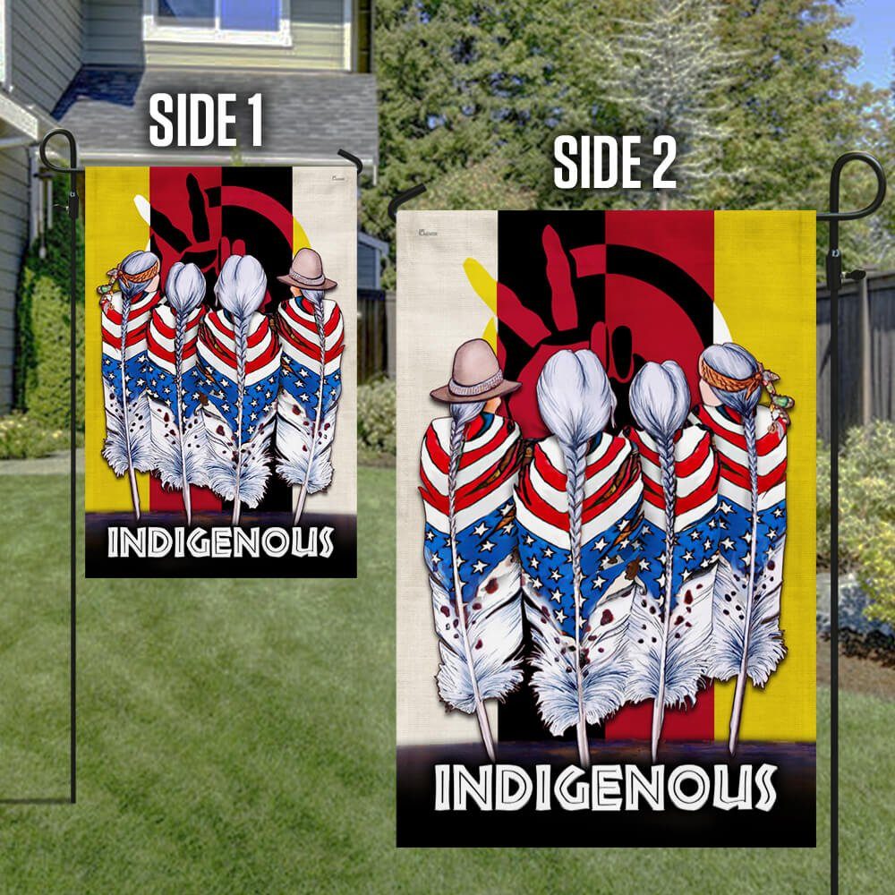 Native American Flag Indigenous Four Directions LNT88F - Flagwix