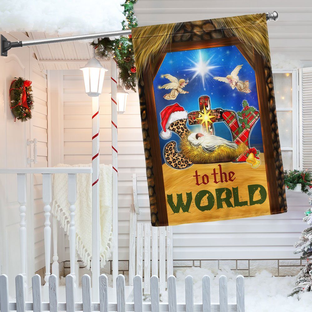 Nativity Of Jesus Flag Joy To The World LNT681F - Flagwix
