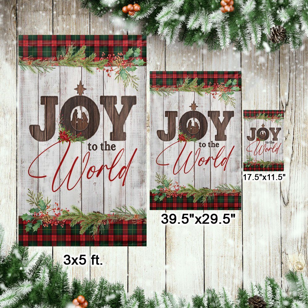 Nativity Of Jesus Flag Joy To The World LNT819F - Flagwix