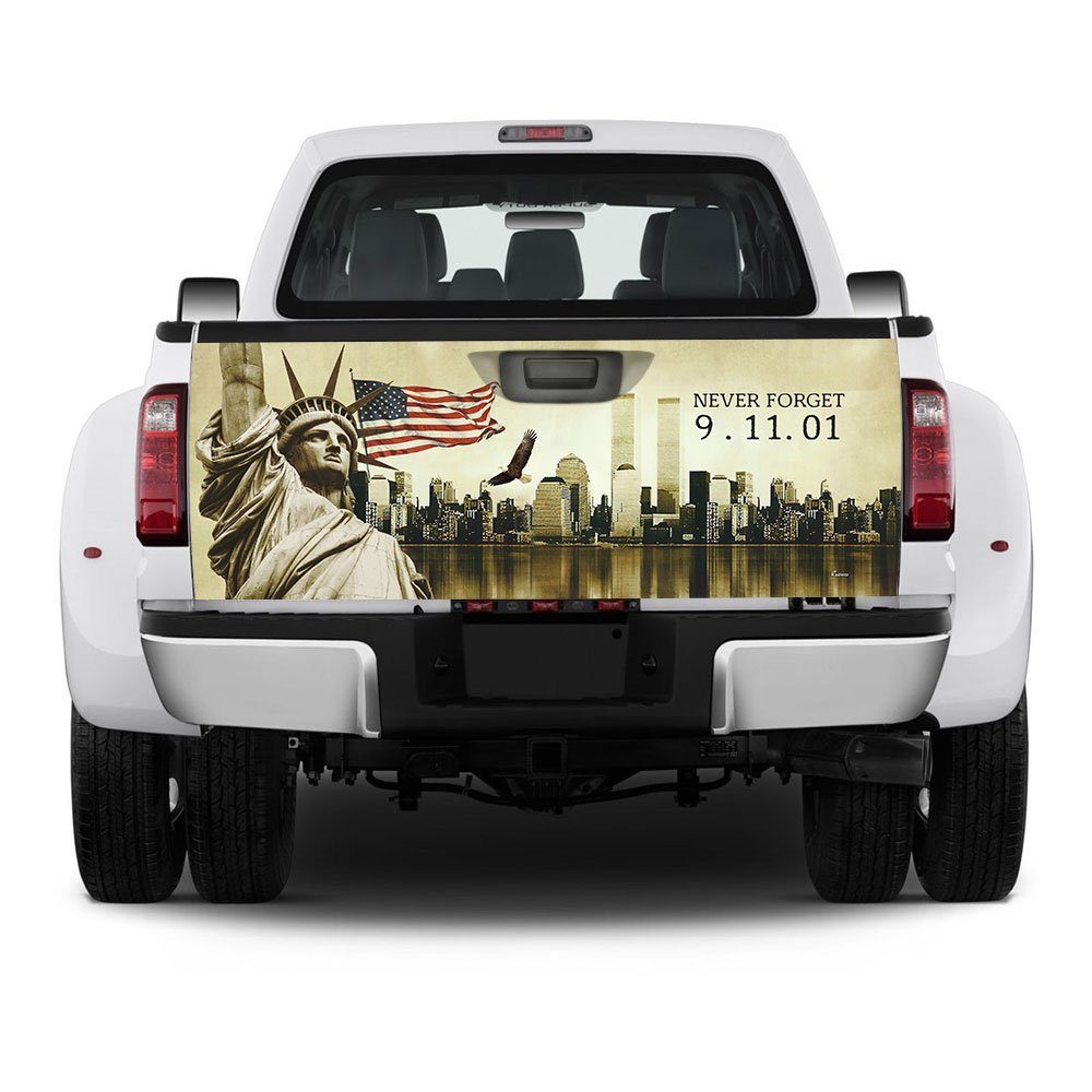 Never Forget 9-11 Truck Tailgate Decal Sticker Wrap TRL1164TD - Flagwix