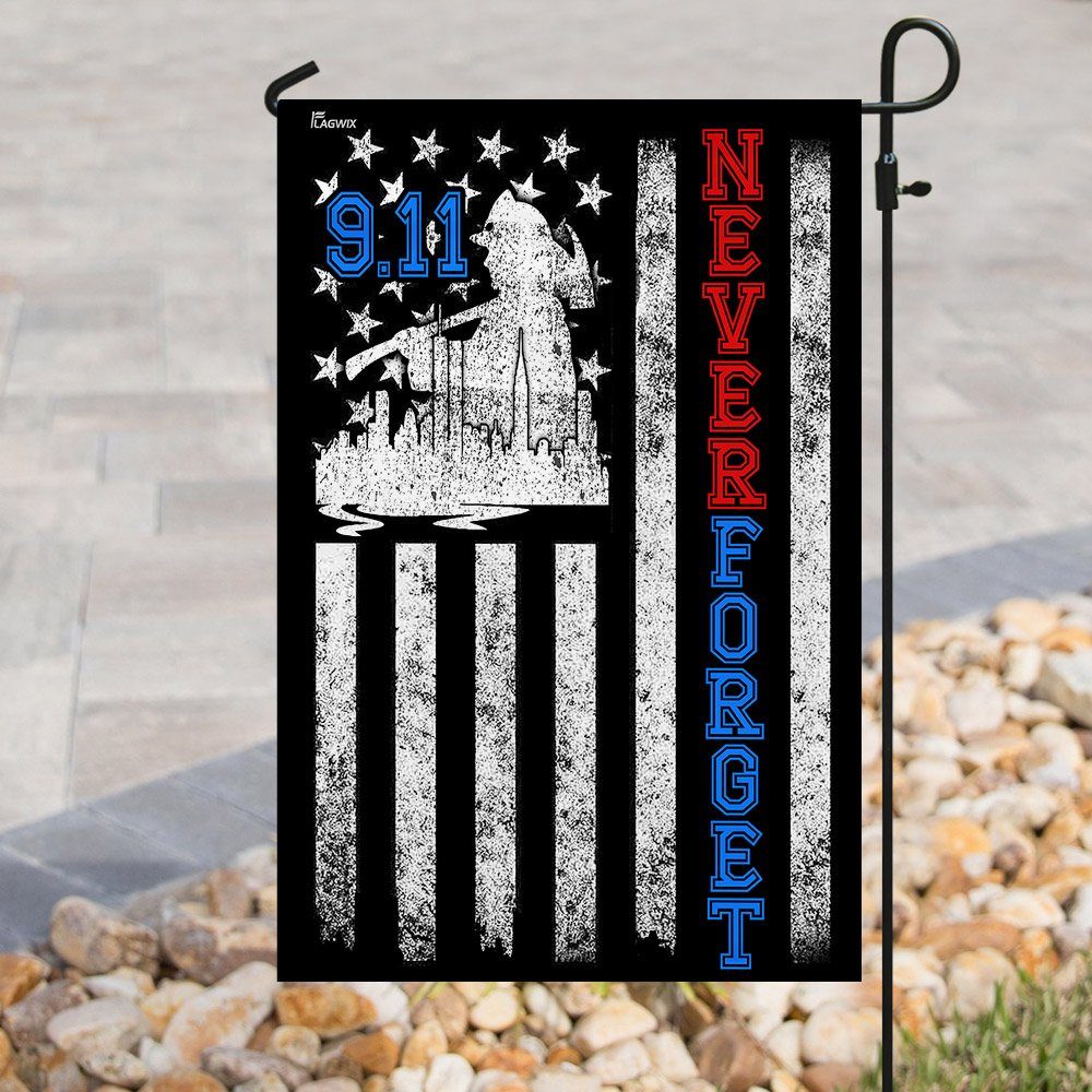 Never Forget 911 American US Flag - Flagwix