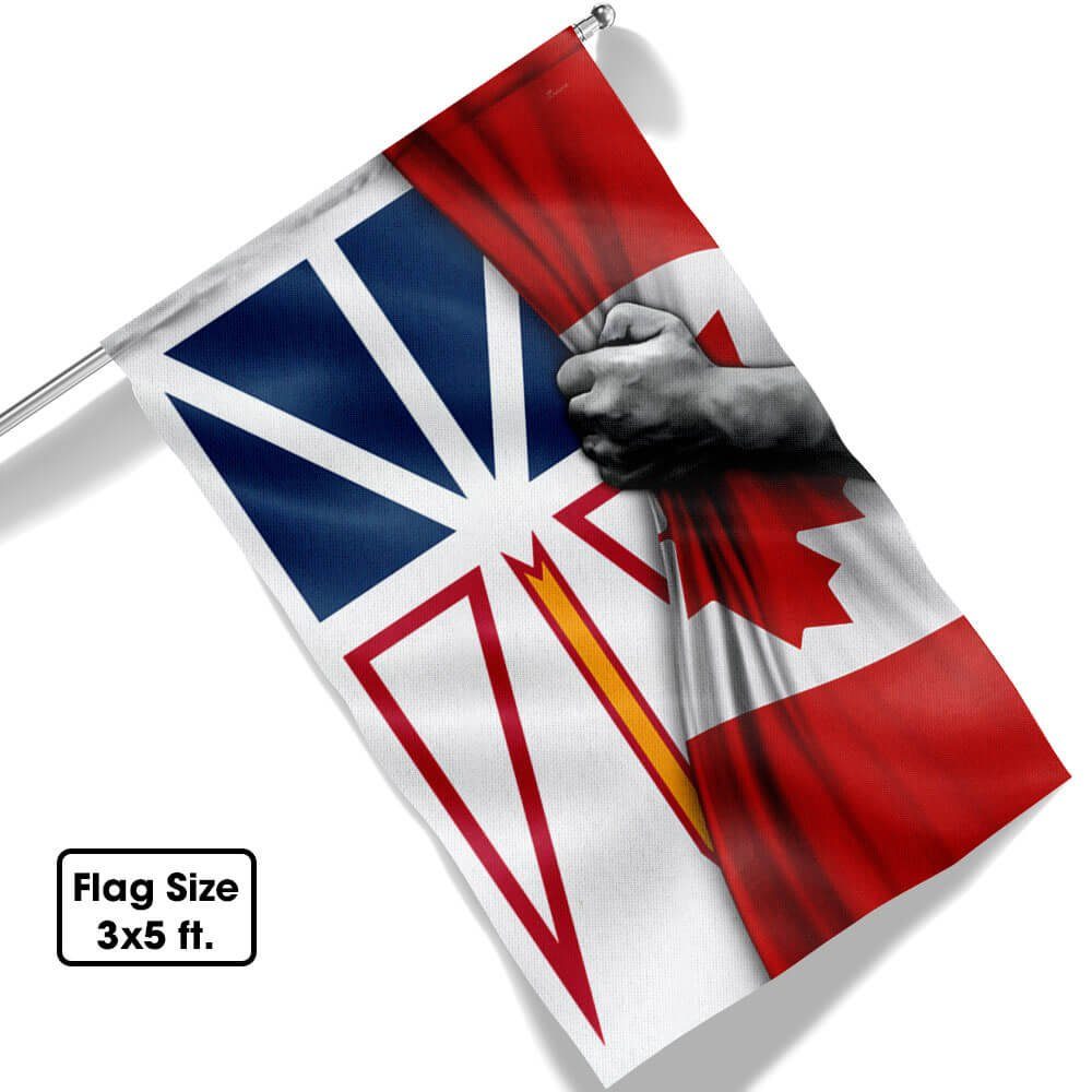 Newfoundland Canada Flag TPT312F - Flagwix