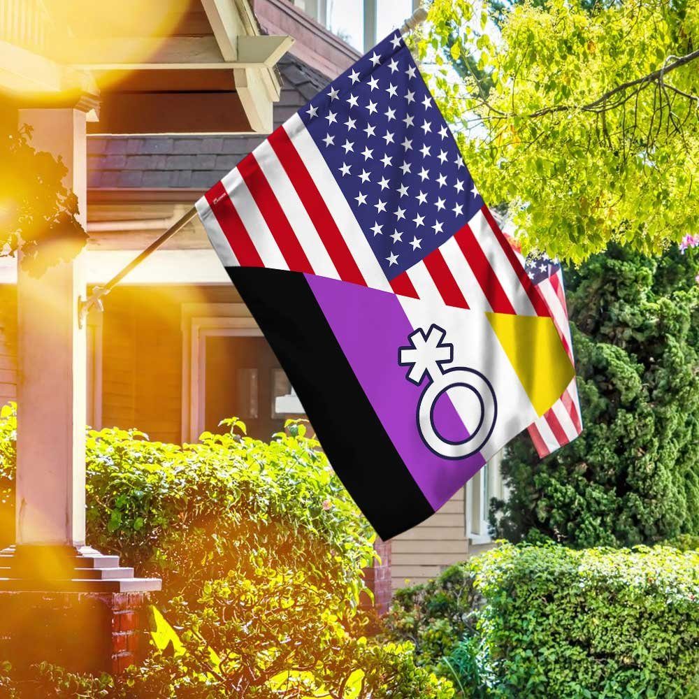 Non Binary Pride American Flag DBD2792F - Flagwix