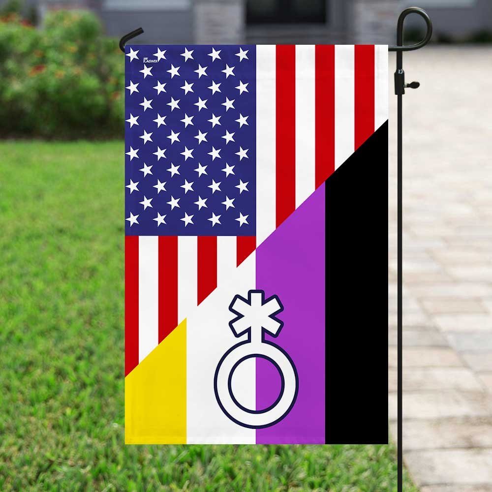 Non Binary Pride American Flag DBD2792F - Flagwix