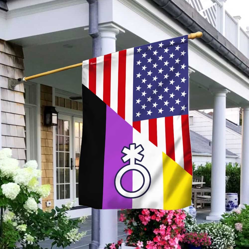 Non Binary Pride American Flag DBD2792F - Flagwix