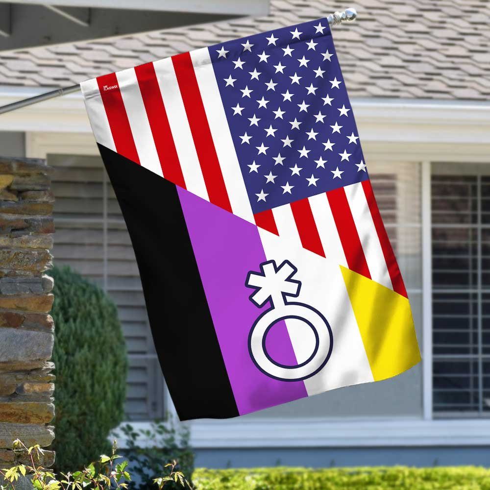 Non Binary Pride American Flag DBD2792F - Flagwix