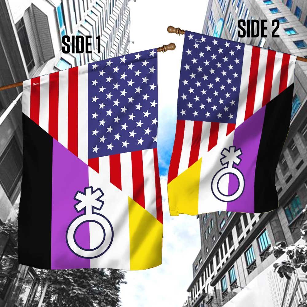 Non Binary Pride American Flag DBD2792F - Flagwix