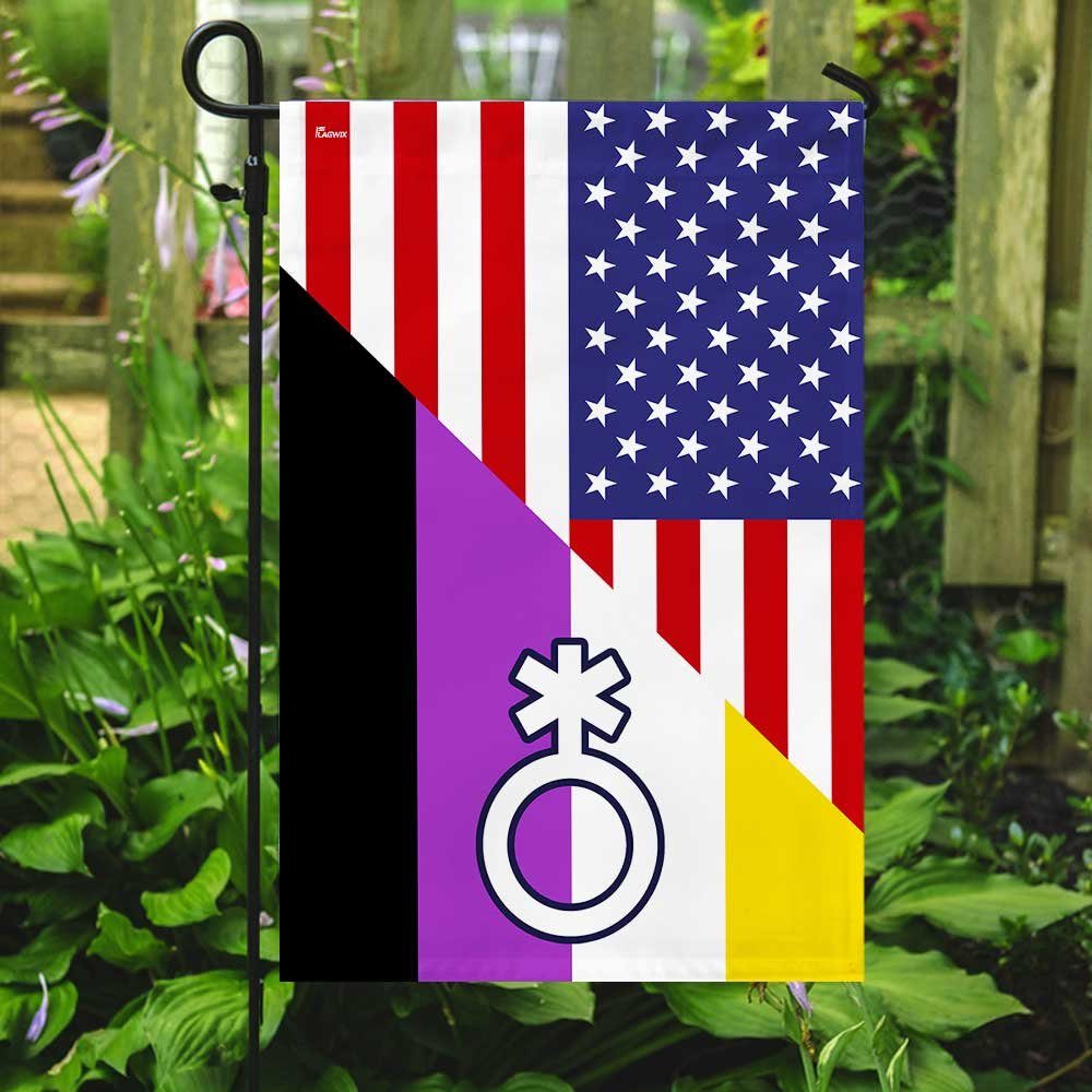 Non Binary Pride American Flag DBD2792F - Flagwix