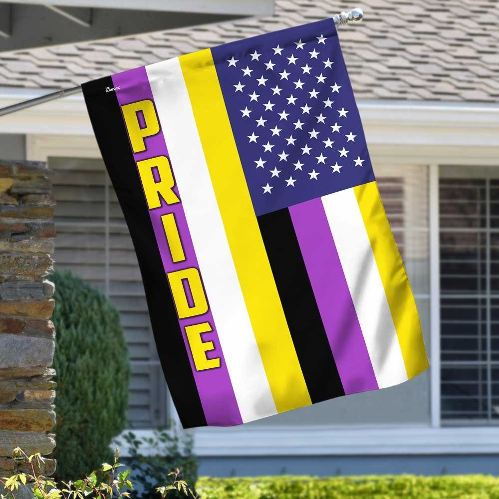 Non Binary Pride Flag DBD2793F - Flagwix
