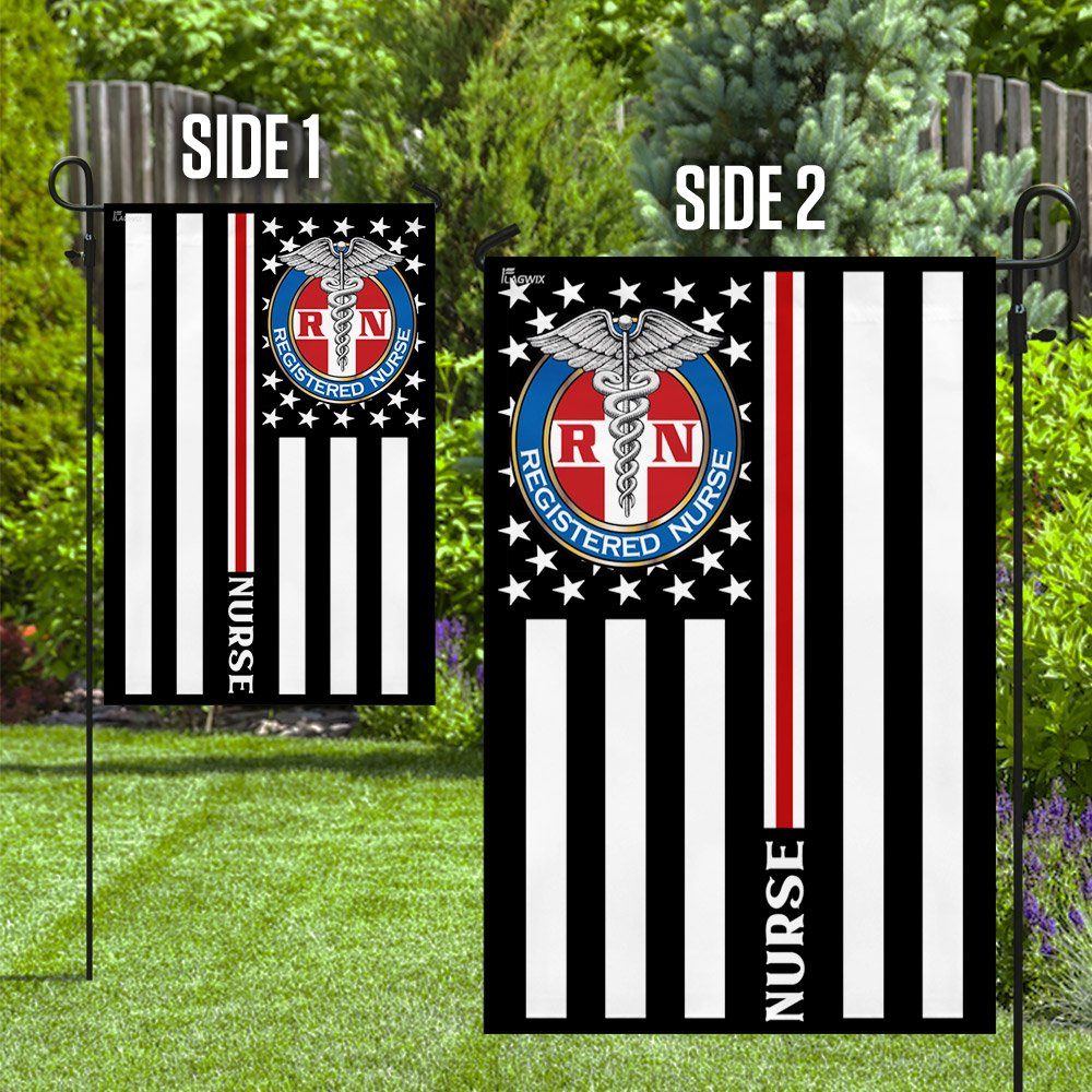 Nurse Flag Thin Red Line Nurse Flag QTR97F – Flagwix