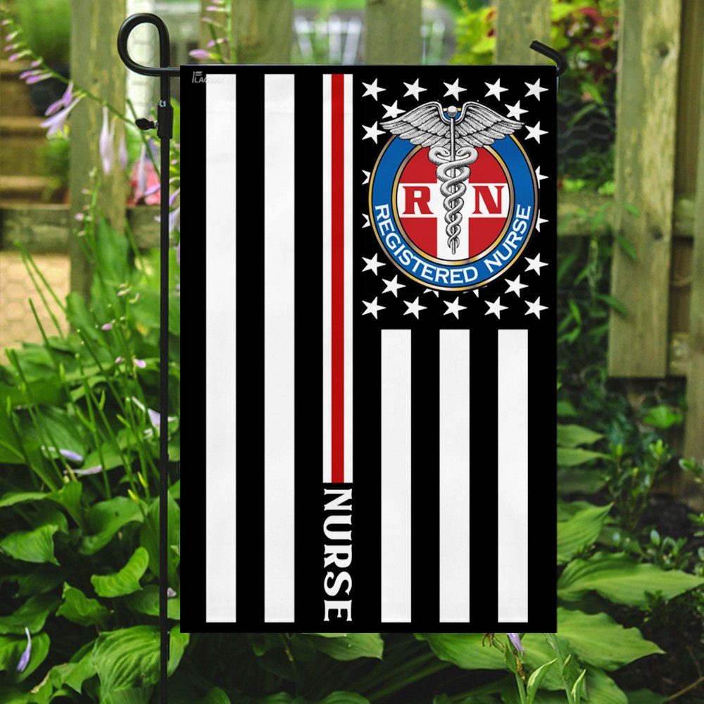 Nurse Flag Thin Red Line Nurse Flag QTR97F – Flagwix