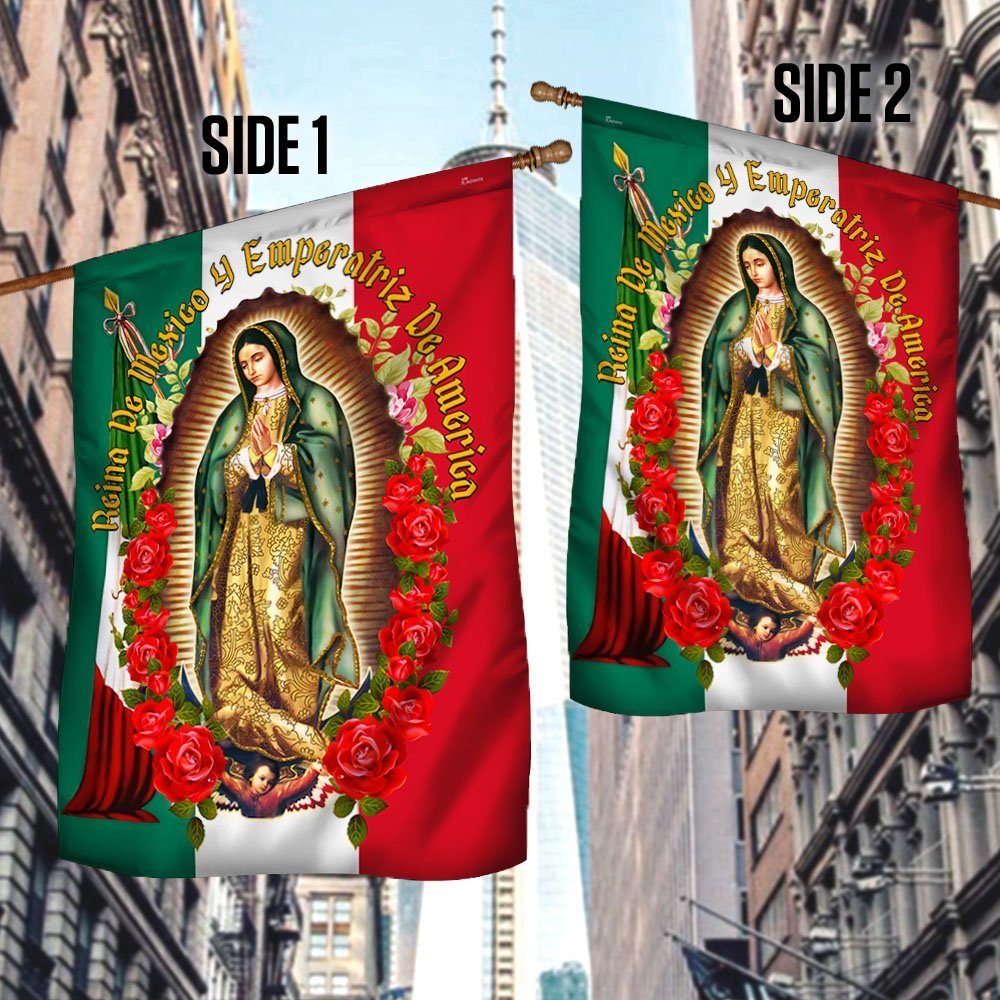 Our Lady of Guadalupe Virgin Mary Mexico Flag MLH2284F - Flagwix