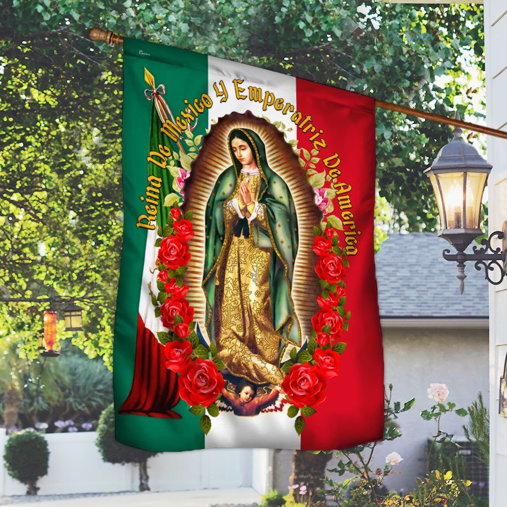 Our Lady of Guadalupe Virgin Mary Mexico Flag MLH2284F - Flagwix