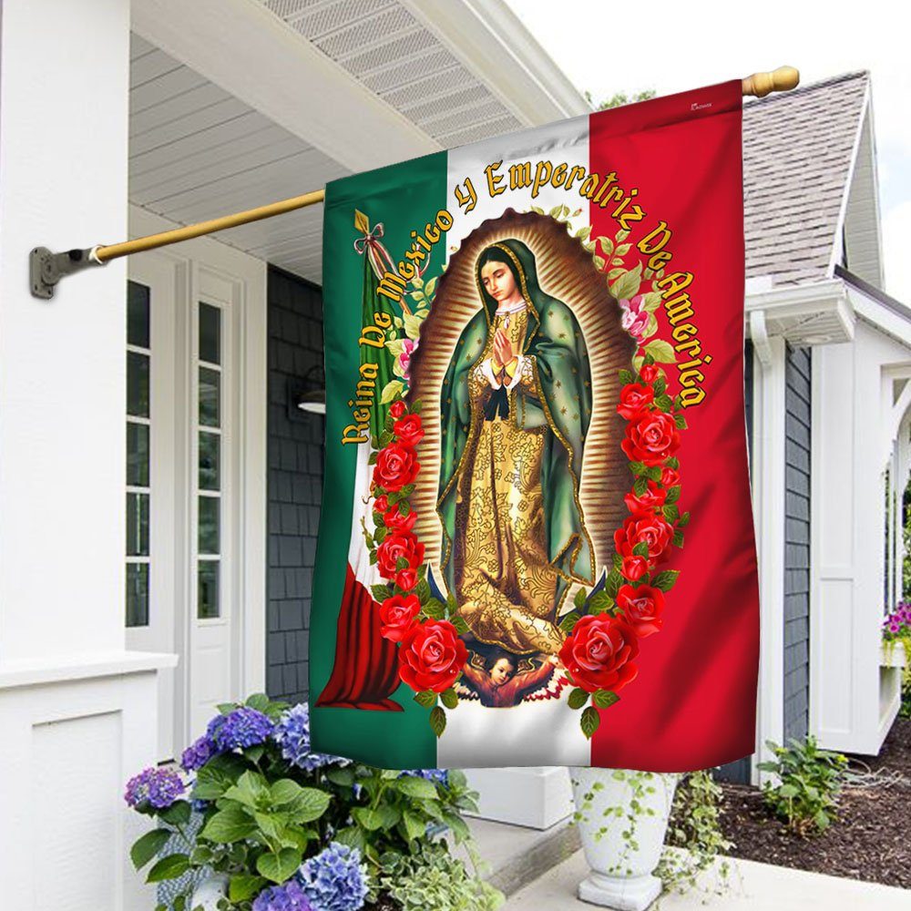 Our Lady of Guadalupe Virgin Mary Mexico Flag MLH2284F - Flagwix