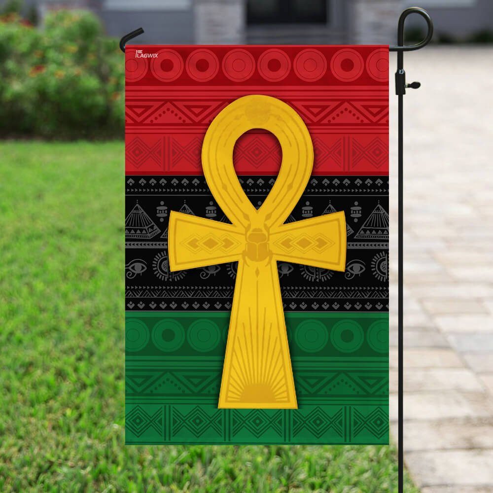Pan African Ankh Flag - Flagwix