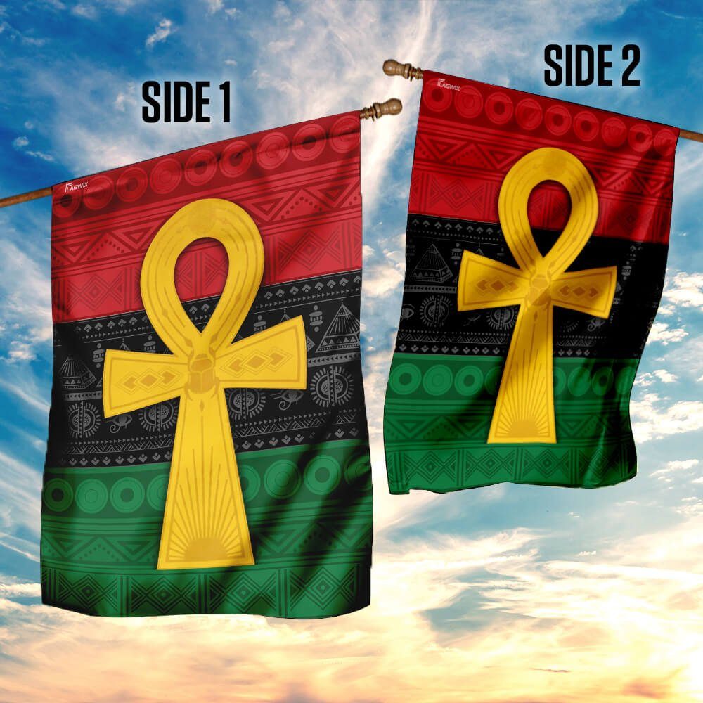 Pan African Ankh Flag - Flagwix