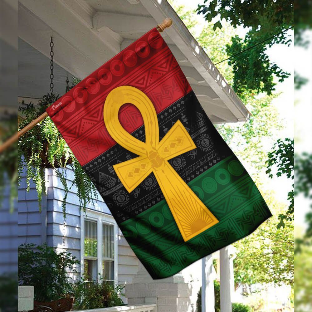 Pan African Ankh Flag - Flagwix