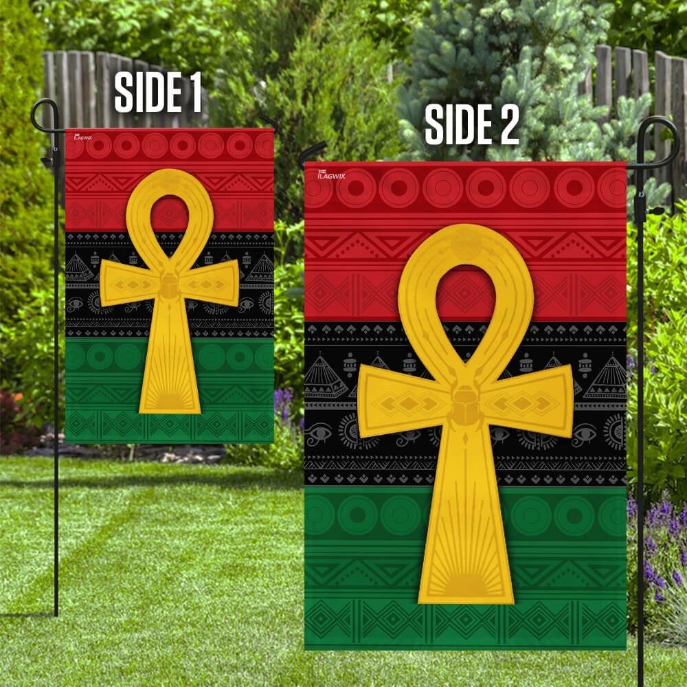 Pan African Ankh Flag - Flagwix