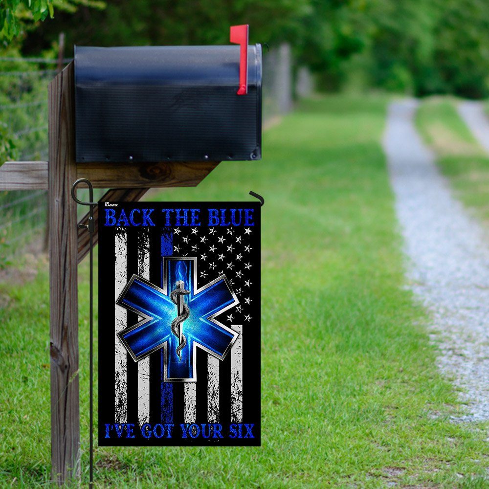 Paramedic Back The Blue American US Flag – Flagwix