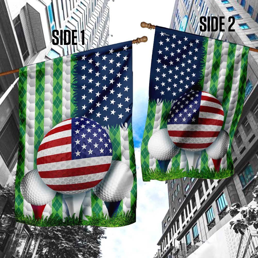 Patriotic Golf American Flag - Flagwix