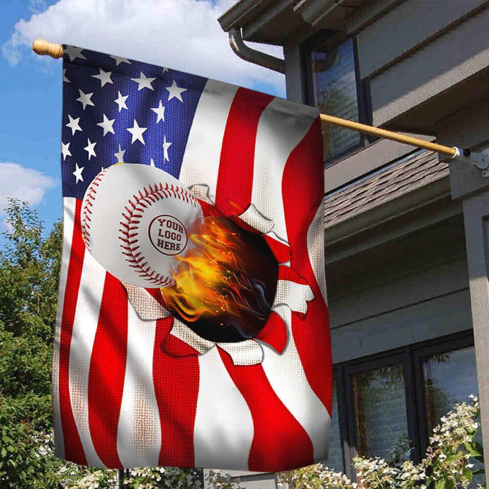 Personalized American Baseball Flag Motivation NNT1560FCT – Flagwix