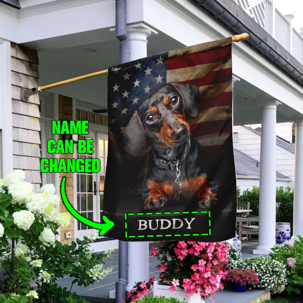 Personalized Dachshund Flag – Flagwix