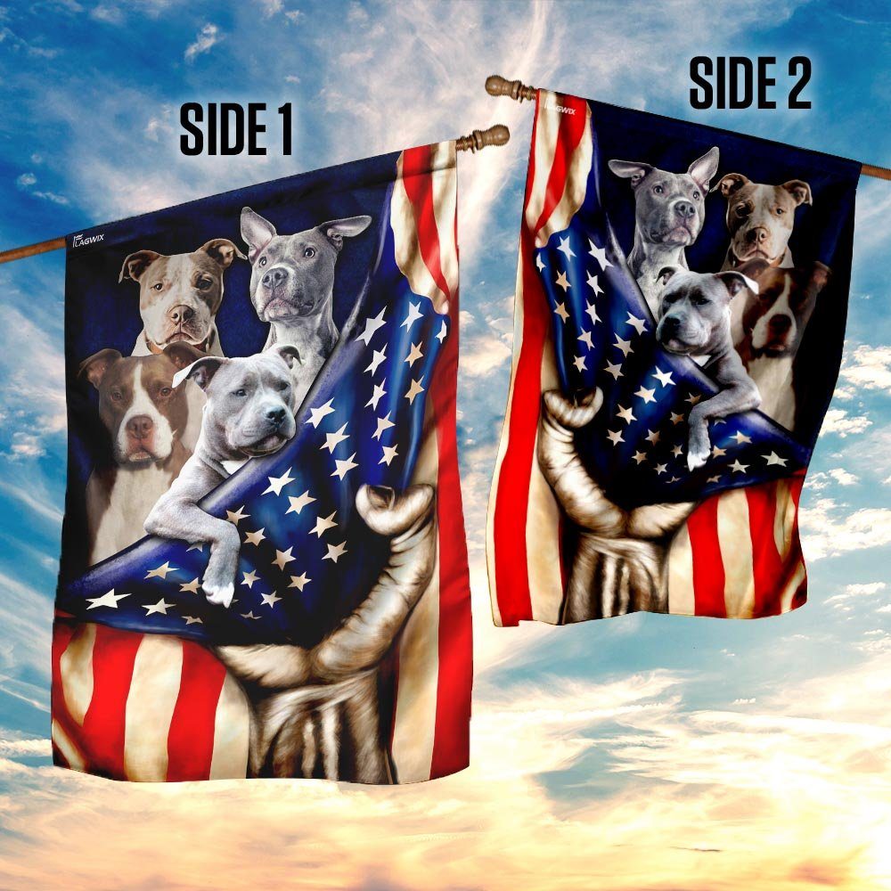Pitbull Dogs Flag - Flagwix