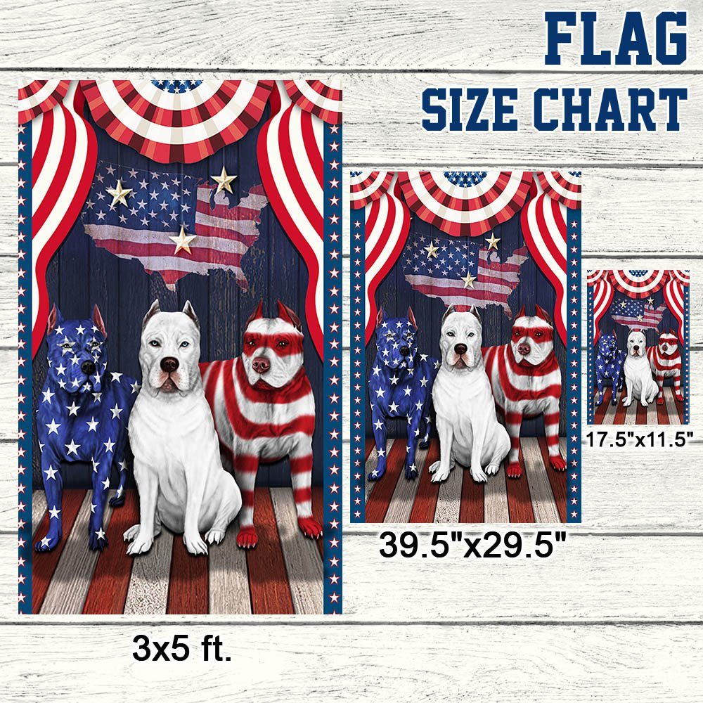 Pitbull Flag Happy 4th Of July BNN237F - Flagwix