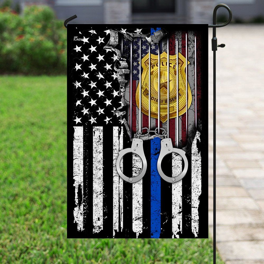 Police. The Thin Blue Line Flag - Flagwix