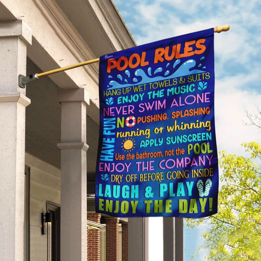 Pool Rules Flag – Flagwix